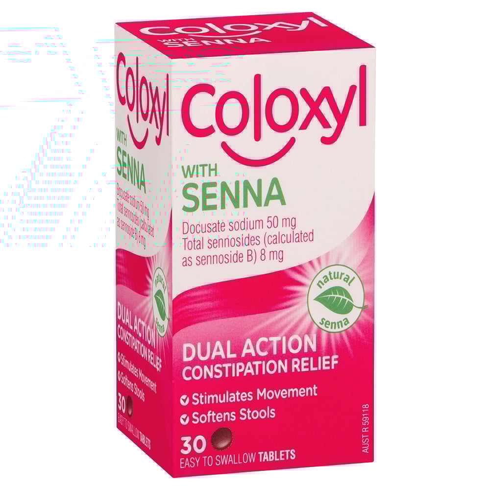 Coloxyl Coloxyl With Senna Tablets 200 Pack - National Pharmacies