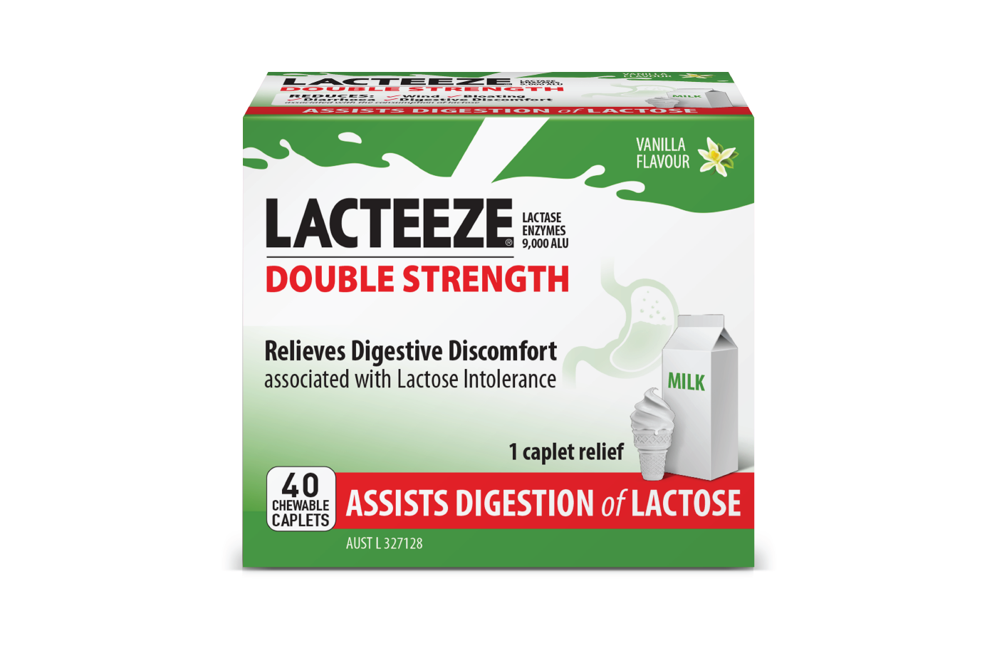 Lacteeze Double Strength 40 Caplets - National Pharmacies