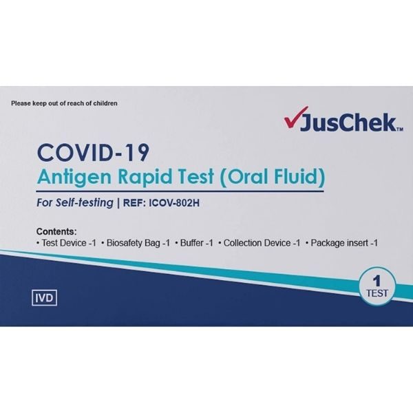 JUSCHECK RAT Saliva Test Kit 1 Pack - National Pharmacies