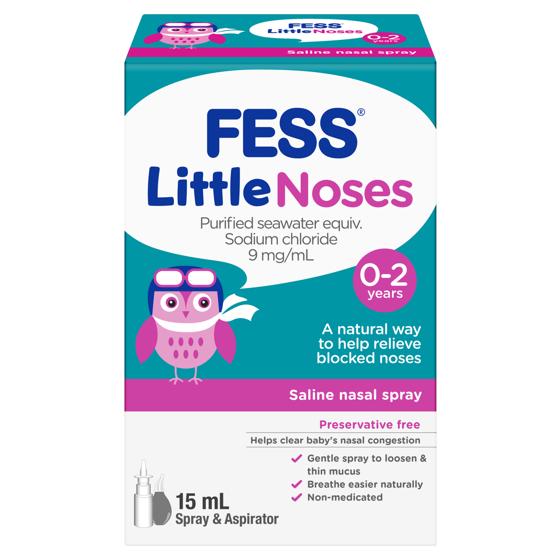 Fess Nasal Saline Spray Original - National Pharmacies