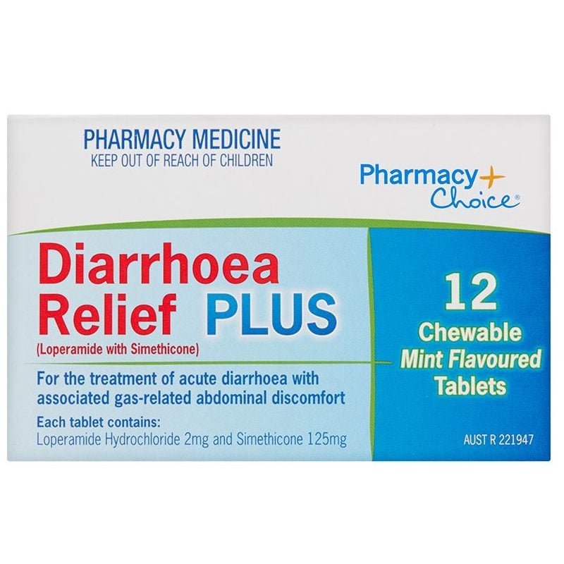 Pharmacy Choice Diarrhoea Relief Plus 12 Chewable Tablets - National ...