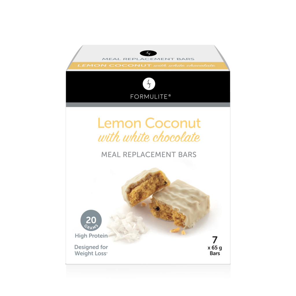 Formulite Meal Replacement Bars - Lemon Coconut 7 x 65g Bars - National ...