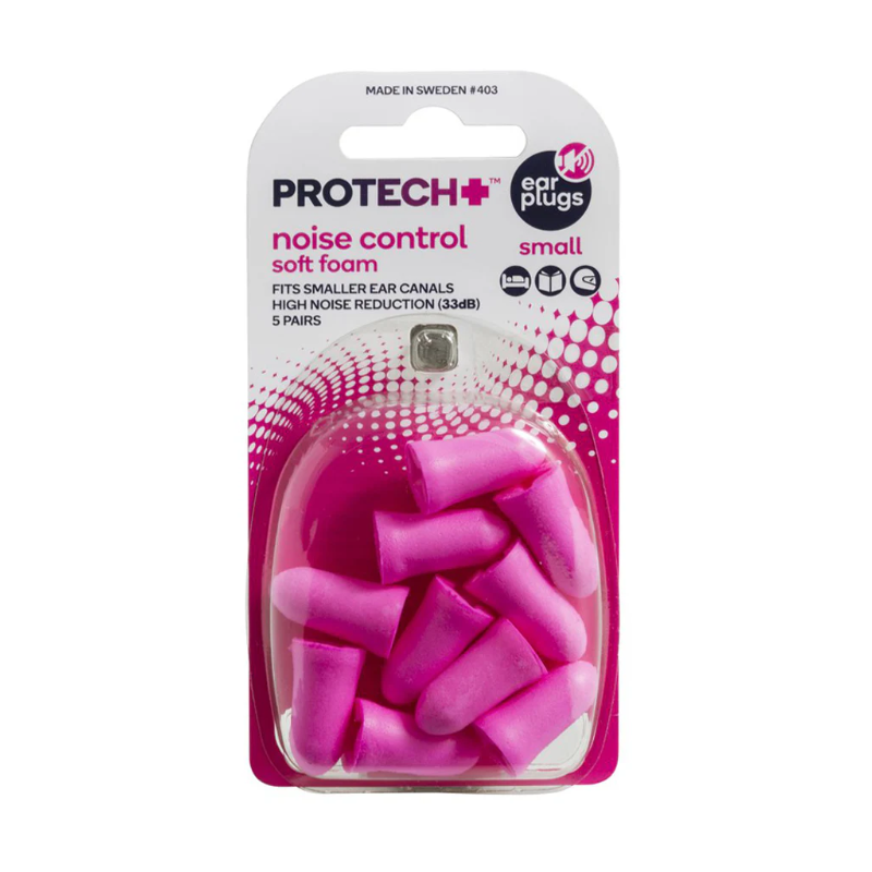 Protech Ear Plugs Noise Control Soft Foam - Medium (5 Pairs) - National ...
