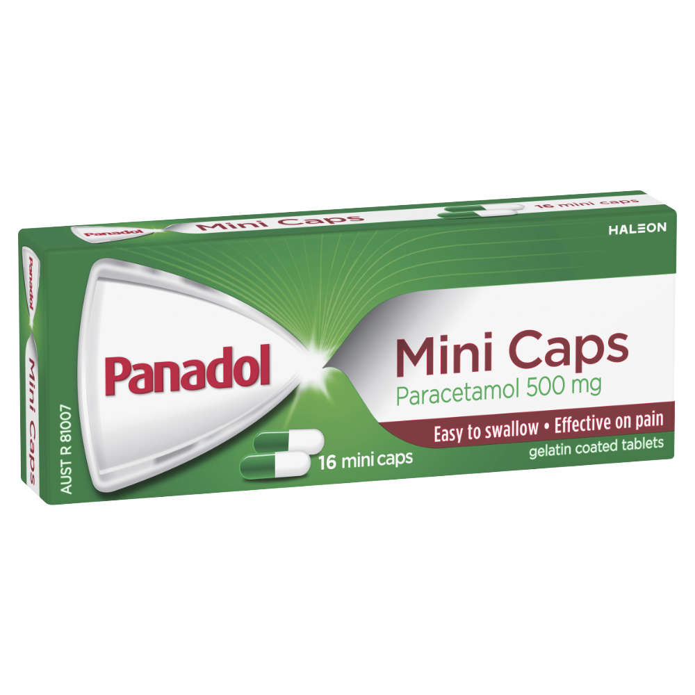 Panadol Mini Caps 16 - National Pharmacies