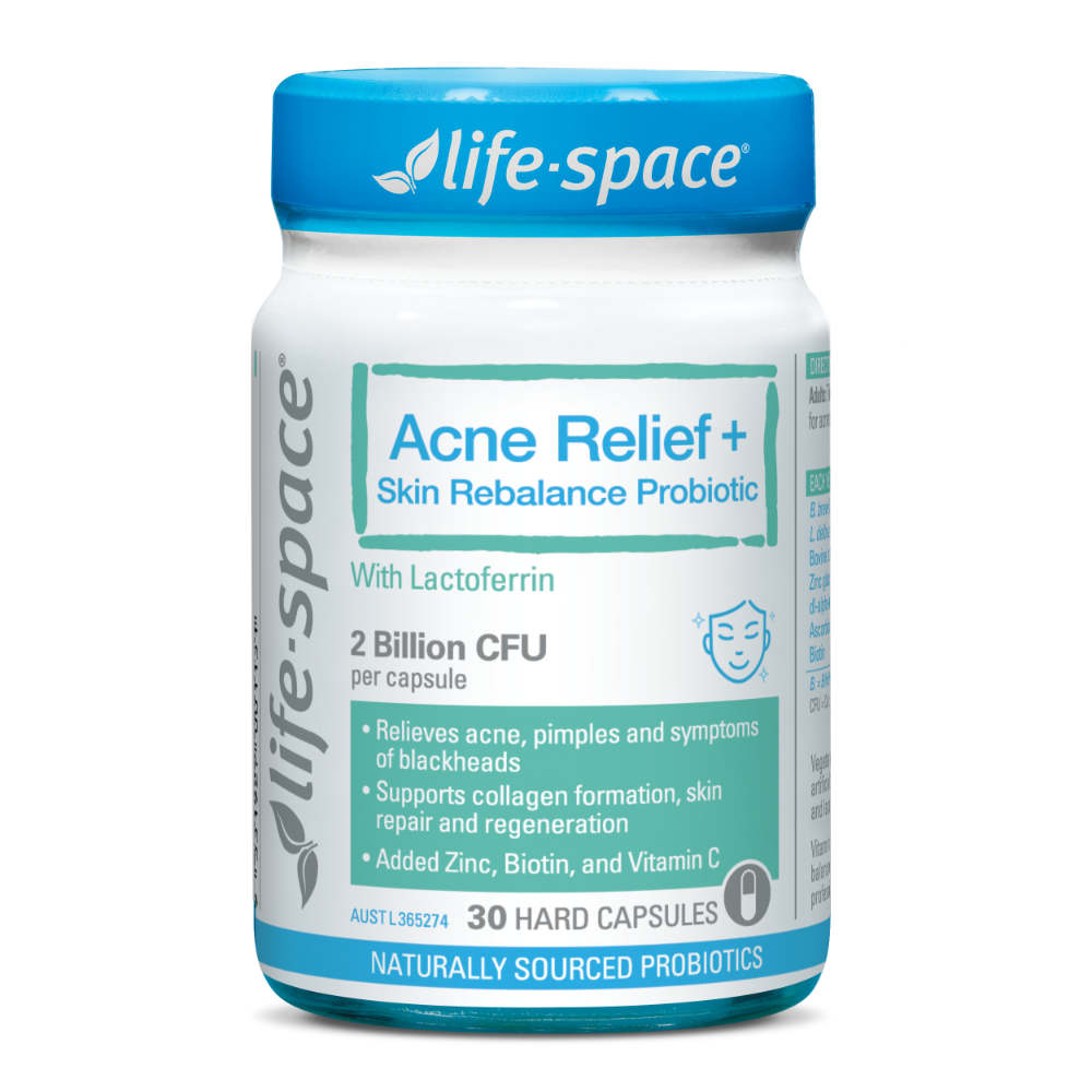 Life Space Acne Relief + Skin Balance Capsule 30s - National Pharmacies