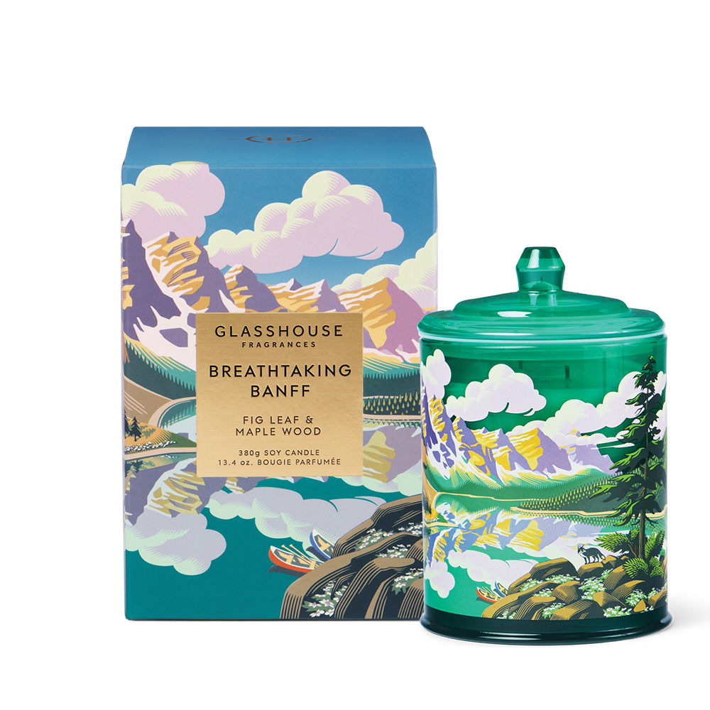 GLASSHOUSE FRAGRANCES 380g Candle-Breathtaking Banff - National Pharmacies