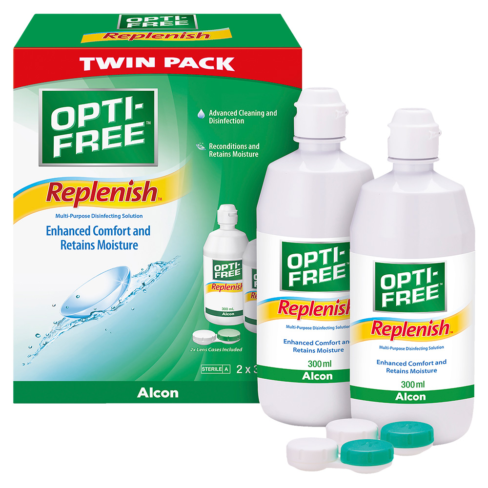 Opti-Free Replenish Twin Pack 2 x 300mL - National Pharmacies