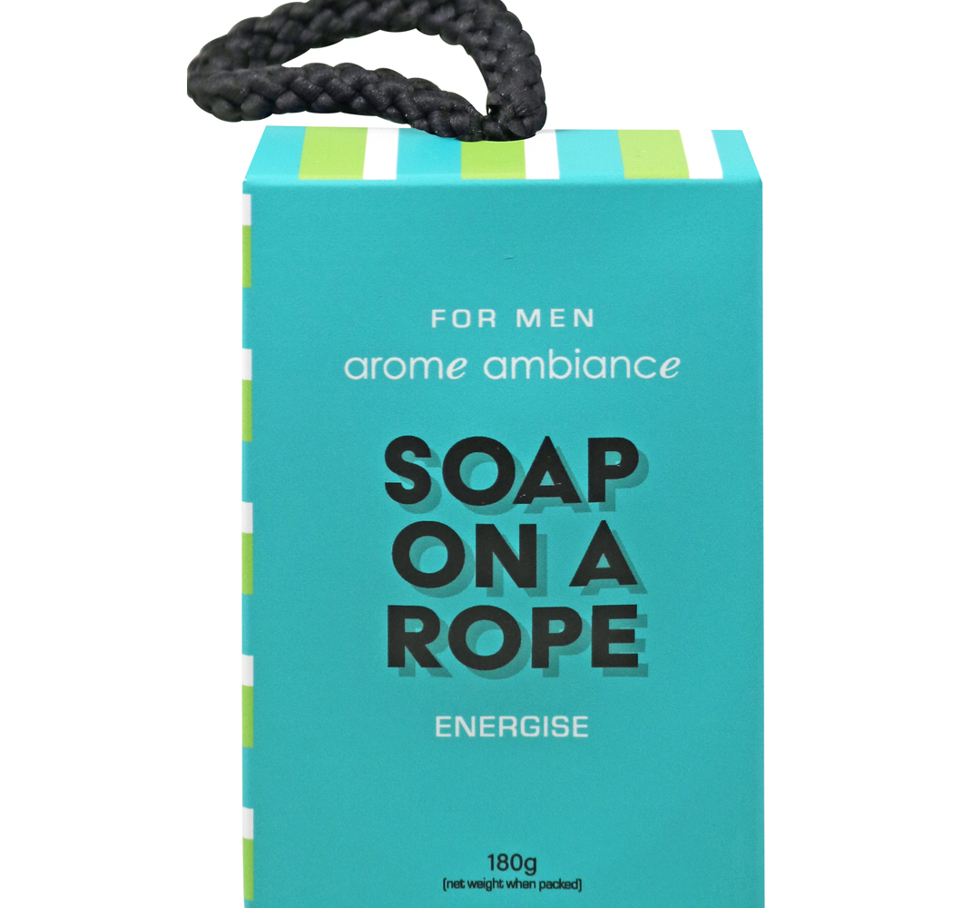 Arome Ambiance Mens Soap On A Rope Energise 180g - National Pharmacies