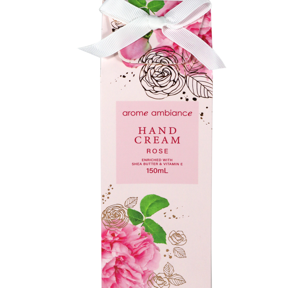 Arome Ambiance Rose Floral Glimmer Hand Cream 150mL | National Pharmacies