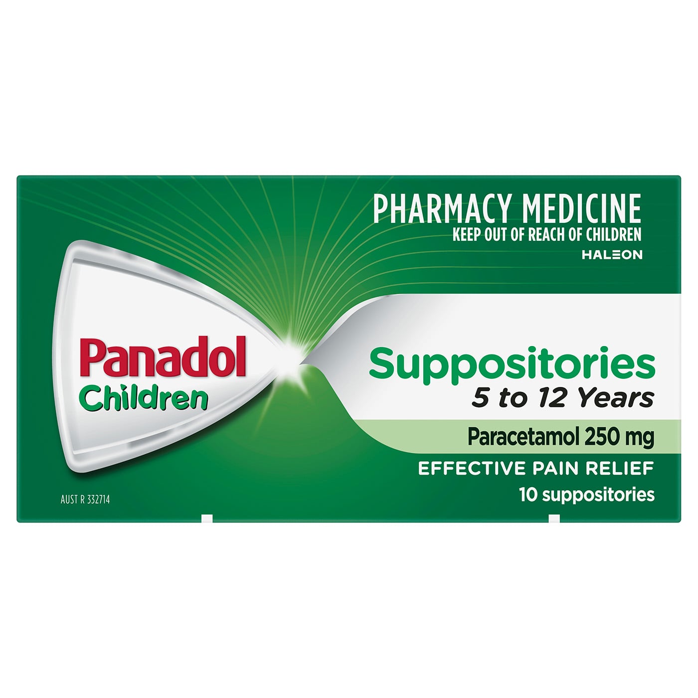 Panadol Children Suppositories 5-12 Years, 250mg 10 Pack - National ...