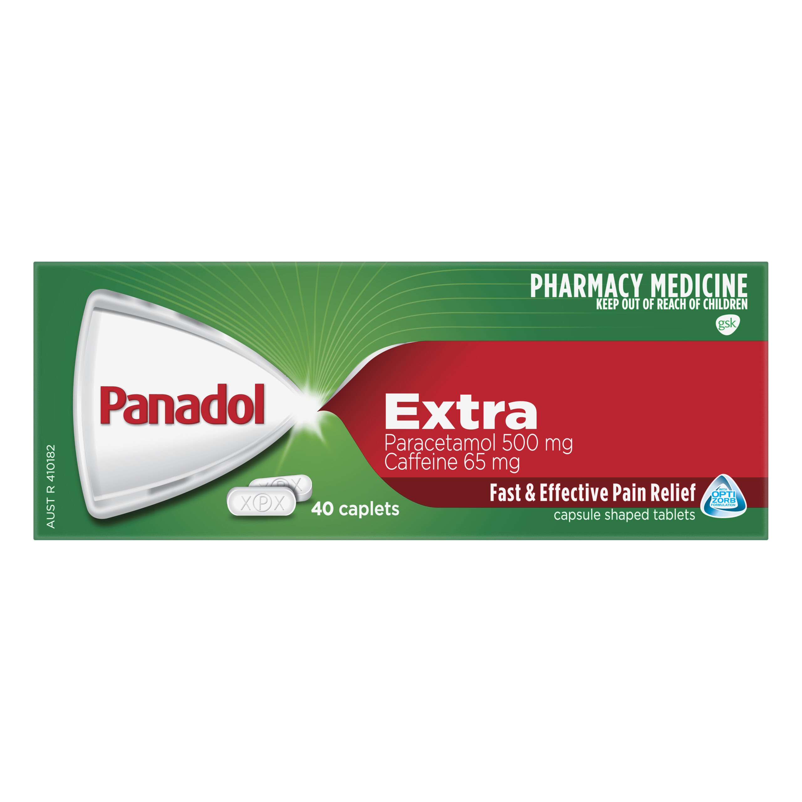 Panadol Extra With OptiZorb Caplets | National Pharmacies