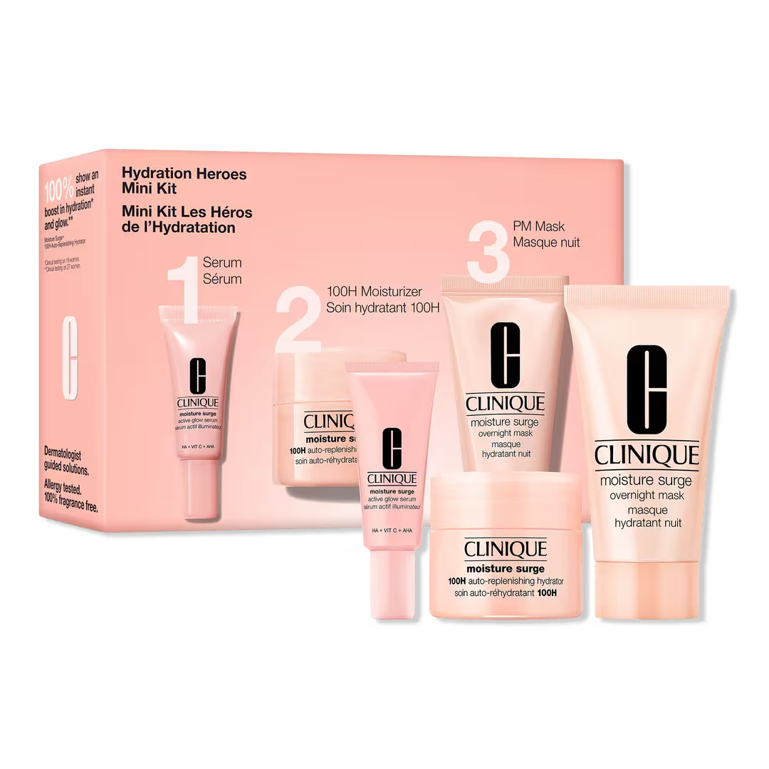 Clinique Hydration Heroes: Mini Moisture Surge Skincare Set | National ...